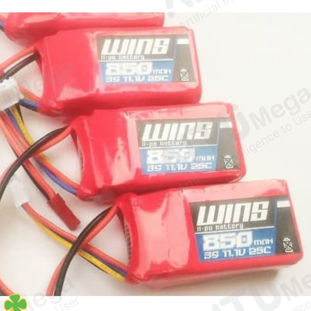 Jual LiPo 850mah 3S 25C - AITUMEGA - ROBOT LINE FOLLOWER | Shopee Indonesia