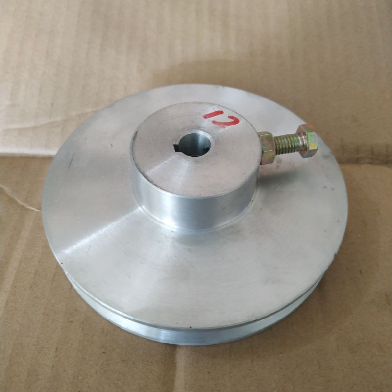 Jual Puli pulley pully A1 - 4 inch as 8mm/ 9mm/ 10/ 12/ 13/ 14/ 15/ 16 ...
