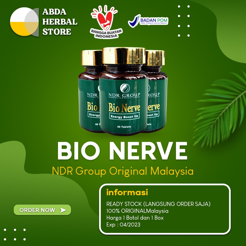 Jual Bionerve | Paket Bionerve Malaysia NDR Group 1 box isi 6 botol ...