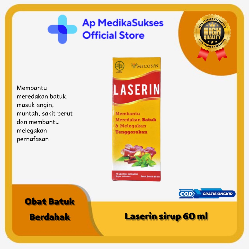 Jual Laserin Syr 60ml-Obat Batuk | Shopee Indonesia
