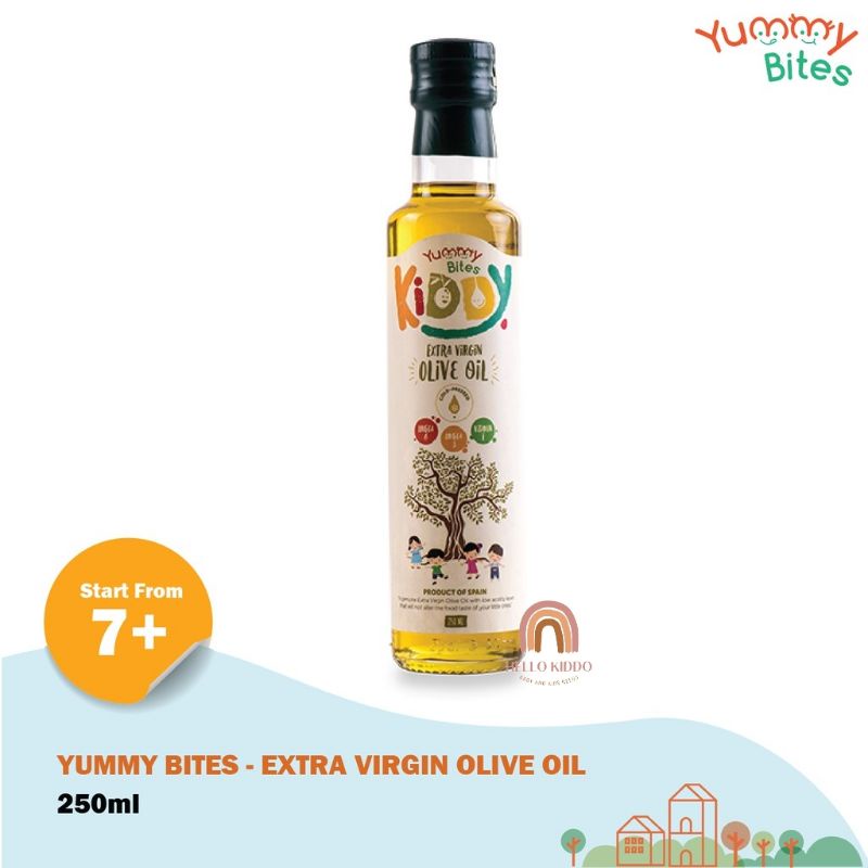 Jual 7+ Yummy Bites Extra Virgin Olive Oil 250ml EVOO MPASI BAYI ...