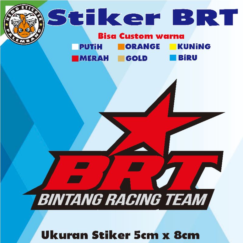 Jual stiker cutting brt racing (BISA COD) | Shopee Indonesia