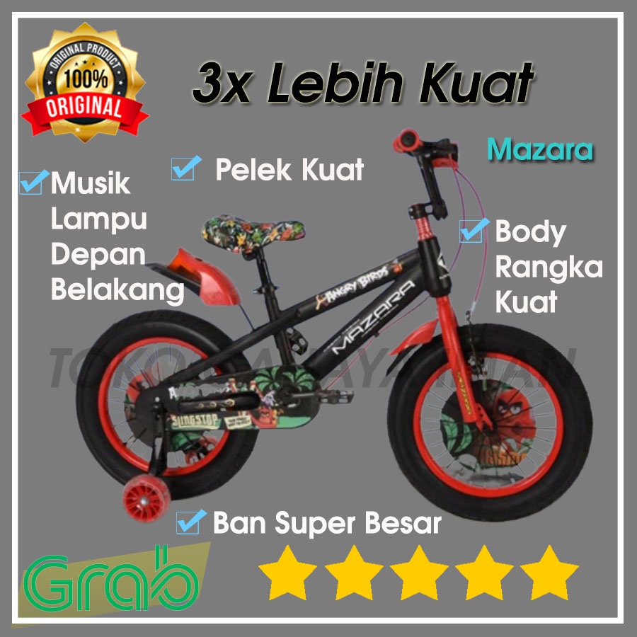 Jual SEPEDA ANAK LAKI LAKI BMX 16 MAZARA BAN JUMBO SEPEDA BMX MAZARA 12 ...