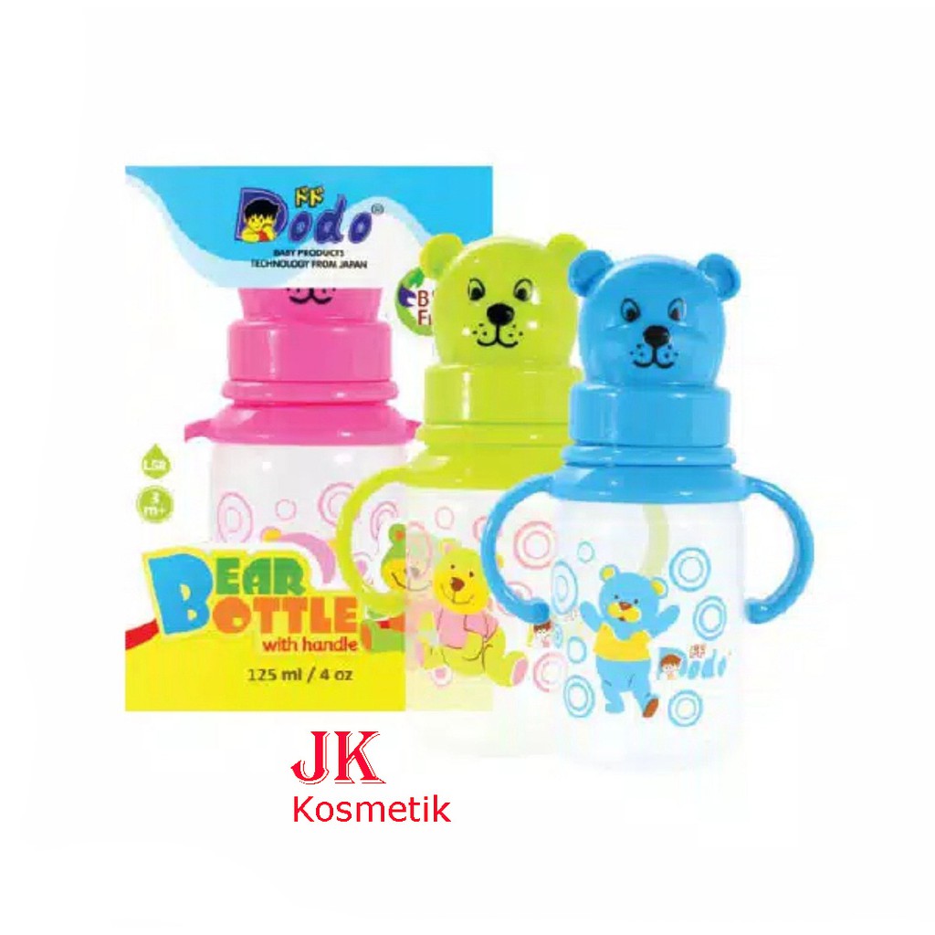 Jual Dodo Botol Susu Bear with Handle 125 ml 4 Oz Warna Random | Shopee ...