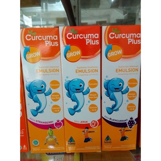 Jual VITAMIN CURCUMA PLUS GROW EMULSION - JERUK / ORIGINAL 200ML ...