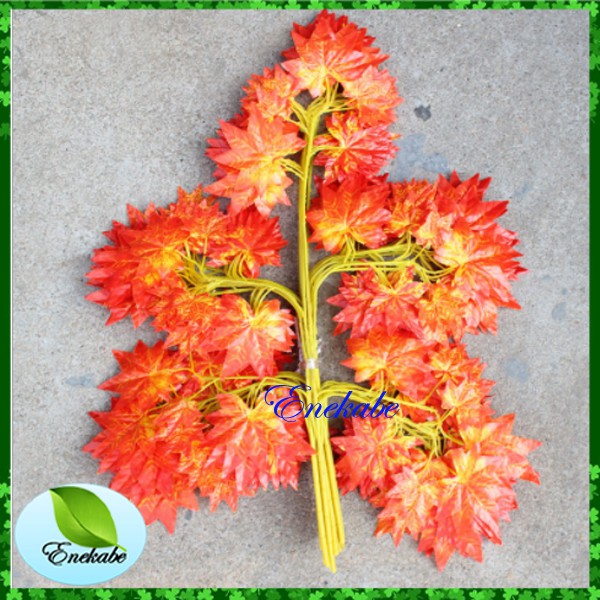 Jual Daun Maple MURAH CABANG 5 maple plastik 1 pieces daun mapel ...