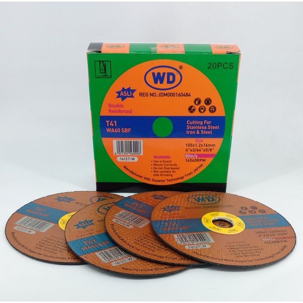 Jual BATU WD 4INCH BATU GERINDA POTONG BATU RESIBON GERINDA WD 4 INCH ...