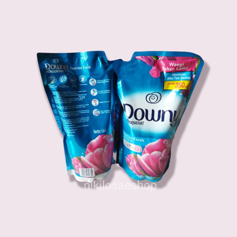Jual DOWNY Pengharum dan Pelembut Konsentrat Sunrise Fresh 1,4L Extra 350ml | Shopee Indonesia