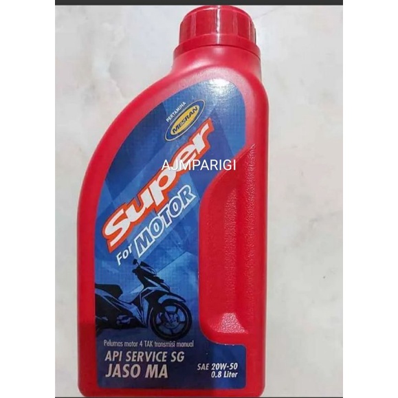 Jual MESRAN SUPER MOTOR 4T 800 ML PERTAMINA UTK MOTOR BEBEK | Shopee ...