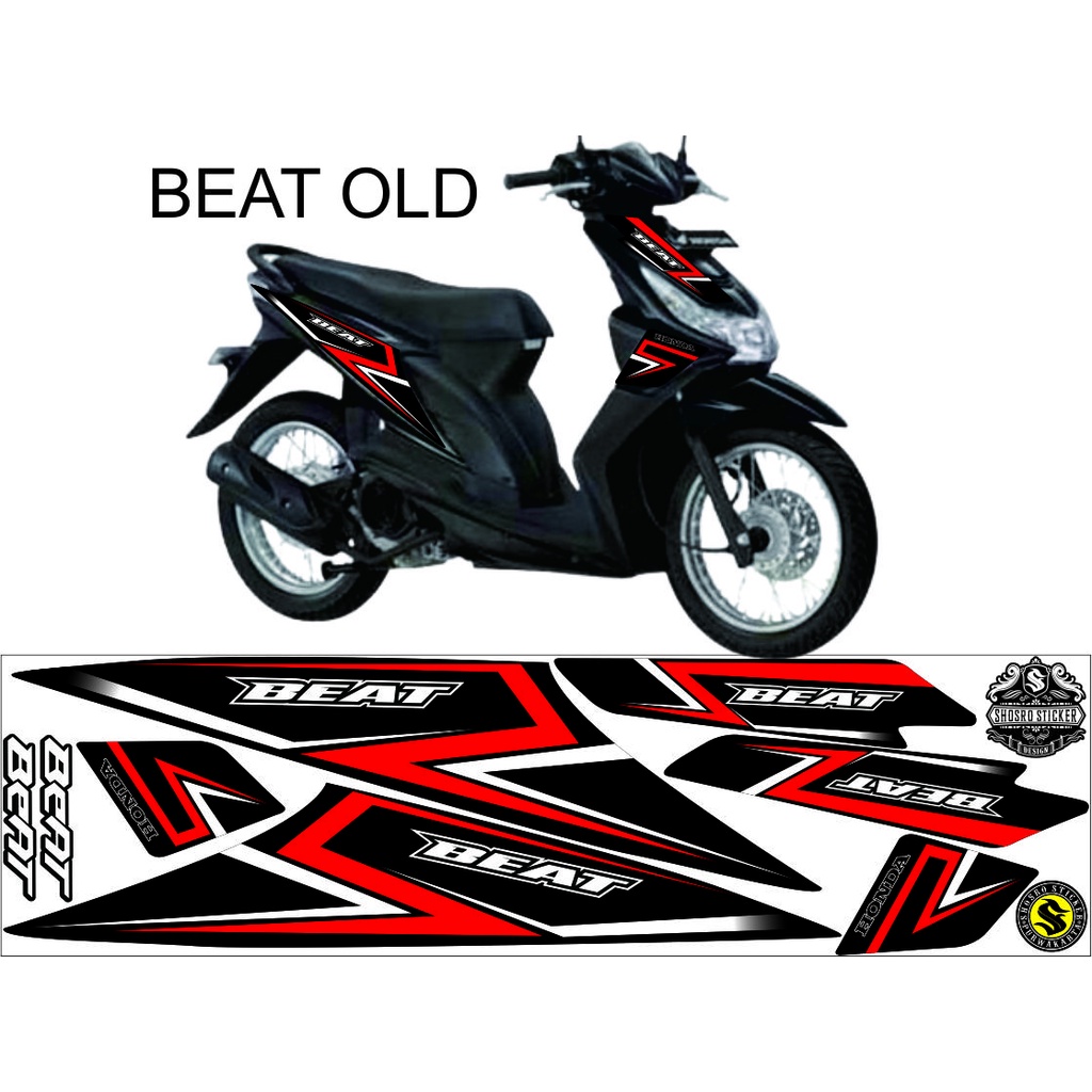 Jual STRIPING BEAT KARBU STRIPING VARIASI BEAT OLD CARBU STIKER BEAT ...