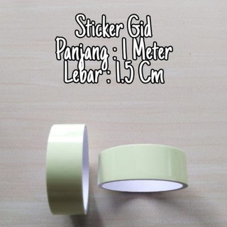 Jual Lakban Stiker Sticker GID / Glow In The Dark 1.5cm x 1m Untuk ...