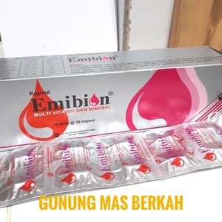 Jual EMIBION Emibion isi 10 Kapsul - untuk Anemia kekurangan zat besi ...