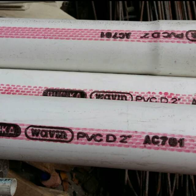 Jual Pipa Wavin Pipa PVC D 2". Dijual per 1 meter Indonesia|Shopee ...