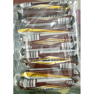 Jual Nitto Chocolate Wafer/Wafer Krim Coklat isi 10 pcs | Shopee Indonesia