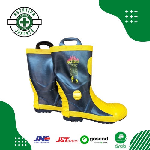 Jual Sepatu Boot Pemadam DAMKAR Firefighter Fire Ranger | Shopee Indonesia