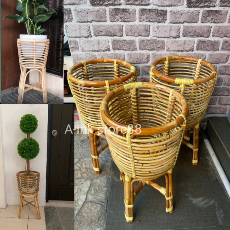 Jual standar pot rotan | Shopee Indonesia