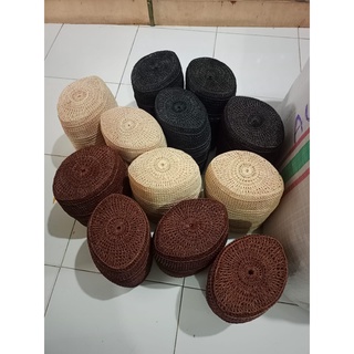 Jual Peci Rotan Kalimantan / Peci Rotan / Peci Akar Rotan /Kopiah ...