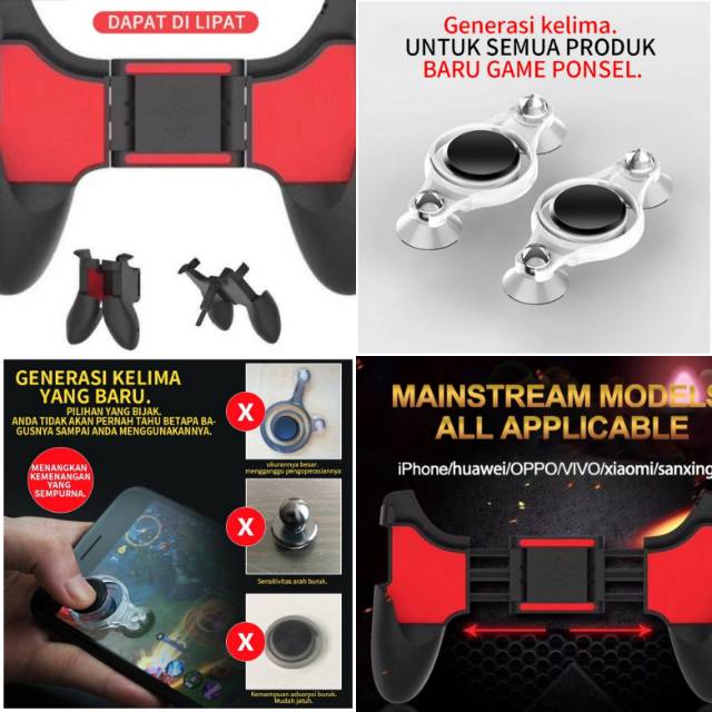 Game Handler & JOYSTICK Original KINO untuk Mobile Legend Aov Clash ...