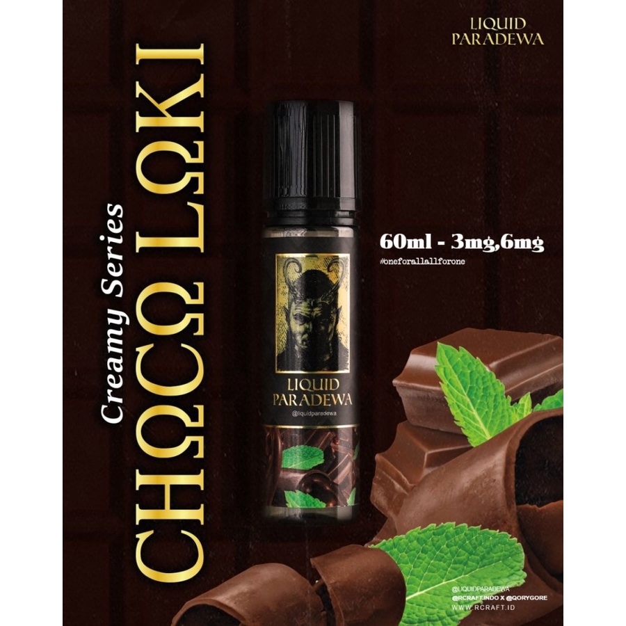 Jual Paradewa Choco Loki Creamy Series Liquid 60ML By Rcraft X Qorygore ...