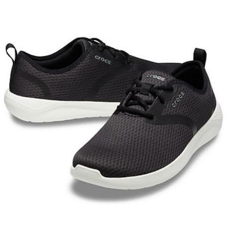 Jual Sepatu Crocs Literide Slip On Original Black Men | Shopee Indonesia