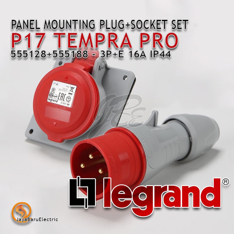 Jual Legrand Paket 1 Set Plug Panel Mounting Socket 3P+E / 4 Pin 16A ... Jual Legrand Paket 1 Set Plug Panel Mounting Socket 3P+E / 4 Pin 16A ...