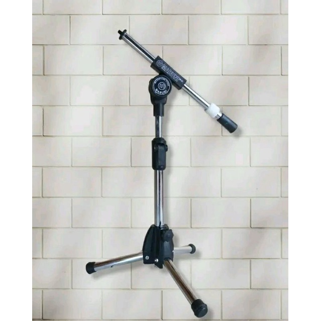 Jual Stand Mic Pendek Maruni Stand Microphone Stand Mikrofon Kendang ...
