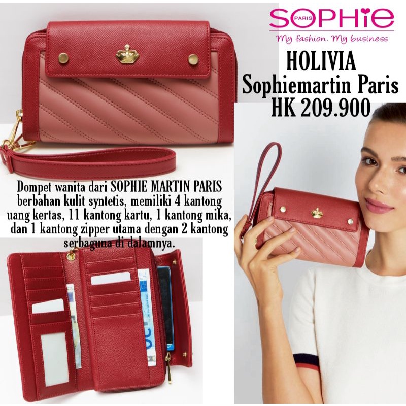 Jual DOMPET HOLIVIA ORIGINAL SOPHIE MARTIN PARIS | Shopee Indonesia
