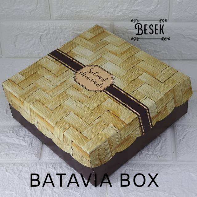Jual Box nasi kotak nasi dus nasi uk 18x18 type besek coklat atau ...