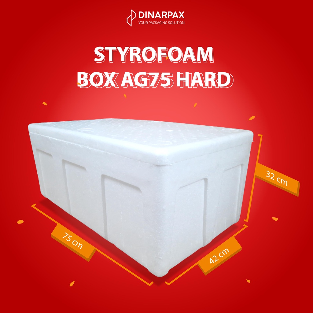 Jual Styrofoam Box AG75 HARD / DinarPax /DinarBox / Cargo / Container /Ikan /Fish /Export /AG 75 ...