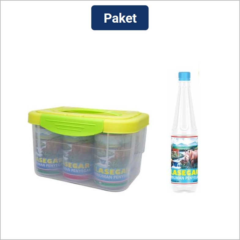 Jual Paket Lasegar Mix Rasa Kaleng Container 320 mL + Lasegar Botol 2 x ...