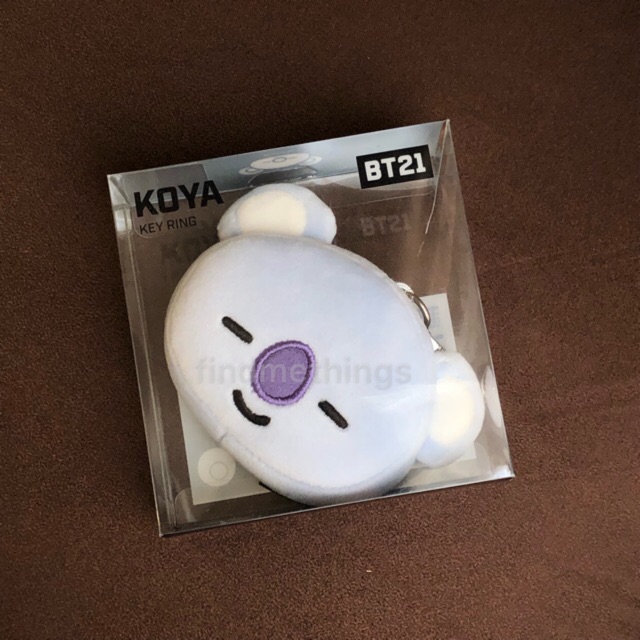 Jual BT21 Official Koya Head Bag Charm Ready Stock | Shopee Indonesia