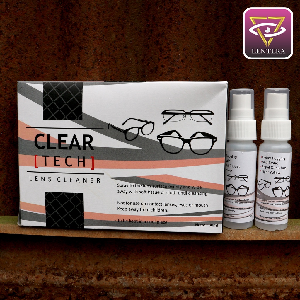 Jual LENTERA - CLEANER PEMBERSIH KACA LENSA FRAME KACAMATA HELM CAIRAN ...