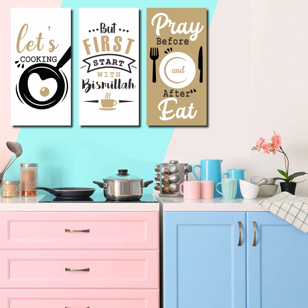Jual HIASAN DINDING DAPUR Dekorasi Pajangan Dinding Dapur Minimalis ...