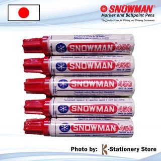 Jual Spidol Permanent Snowman Original Jumbo Marker 450 ( Hitam / Biru ...