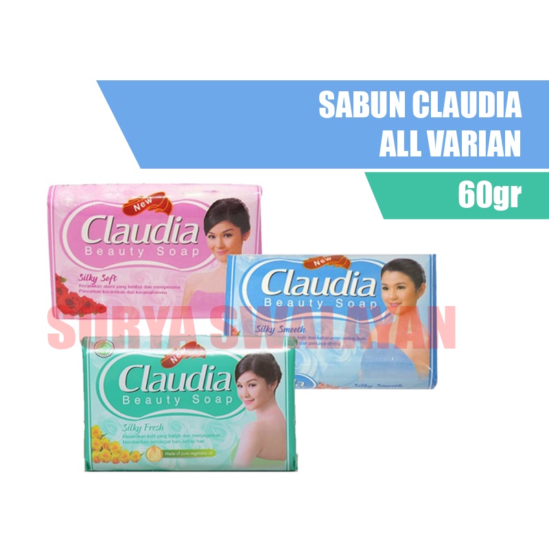 Jual Claudia Sabun Batang 60 gr All Varian - Sabun Mandi Claudia 60 gr ...