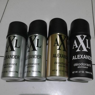 AXL Alexander deodorant spray 150ml | Shopee Indonesia