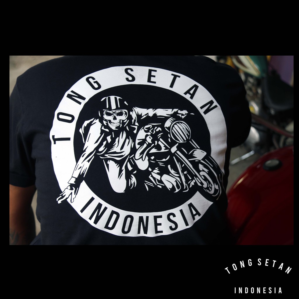 Jual KAOS TONG SETAN "CAFE" HITAM | Shopee Indonesia