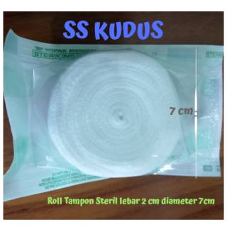 Jual Tampon rol Steril 2 cm diameter 7 cm | Shopee Indonesia