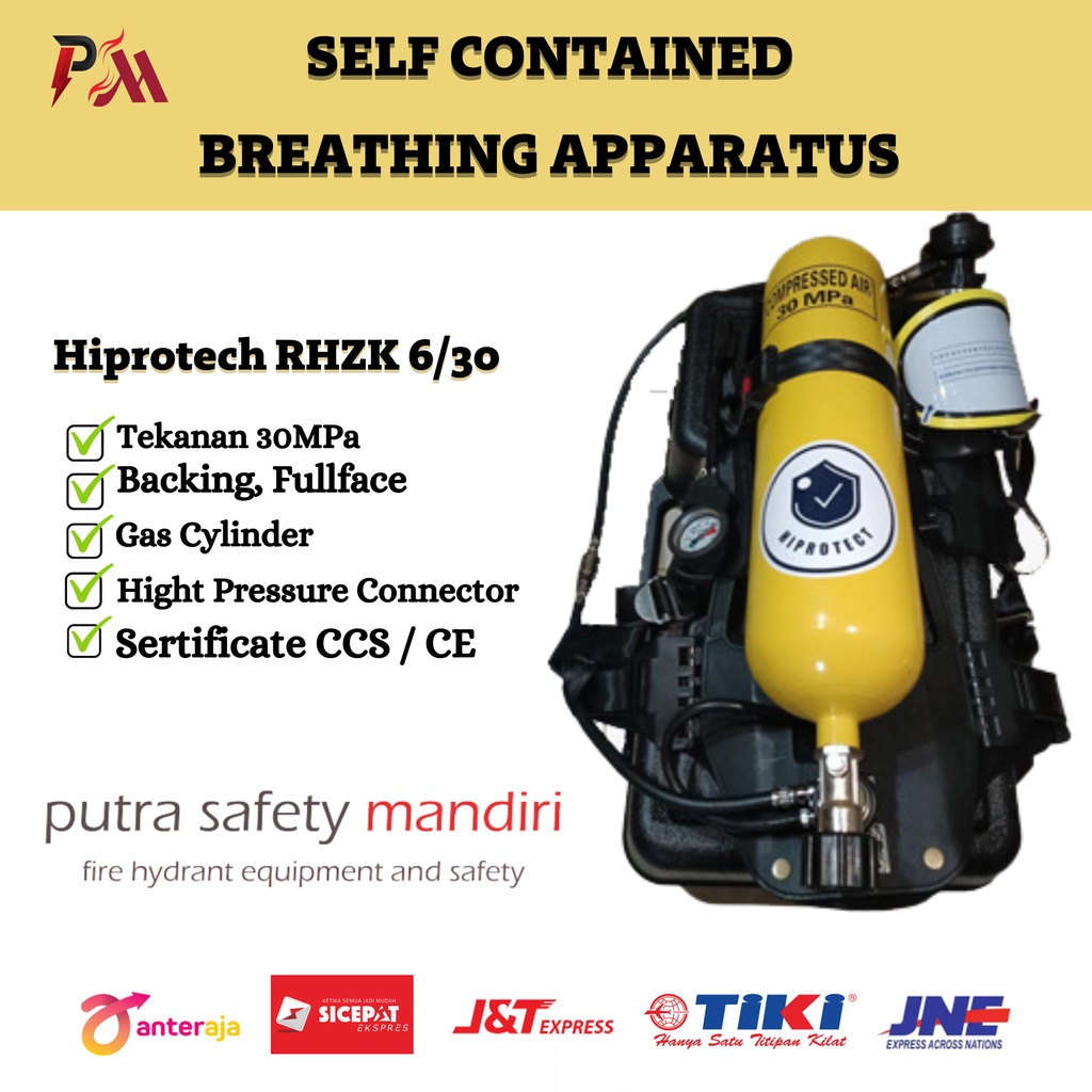 Jual SELF CONTAINED BREATHING APPARATUS SCBA HIPROTECH RHZK 6/30 TABUNG OKSIGEN PEMADAM ...