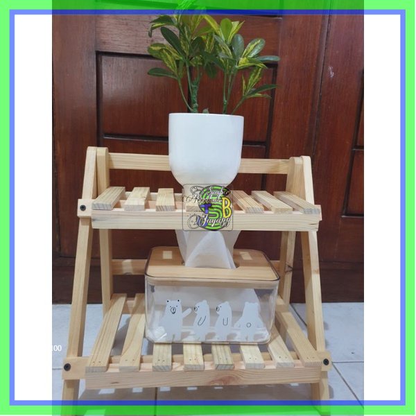Jual Rak Susun kayu Mini Serbaguna | Rak Meja Rakit Multifungsi ...