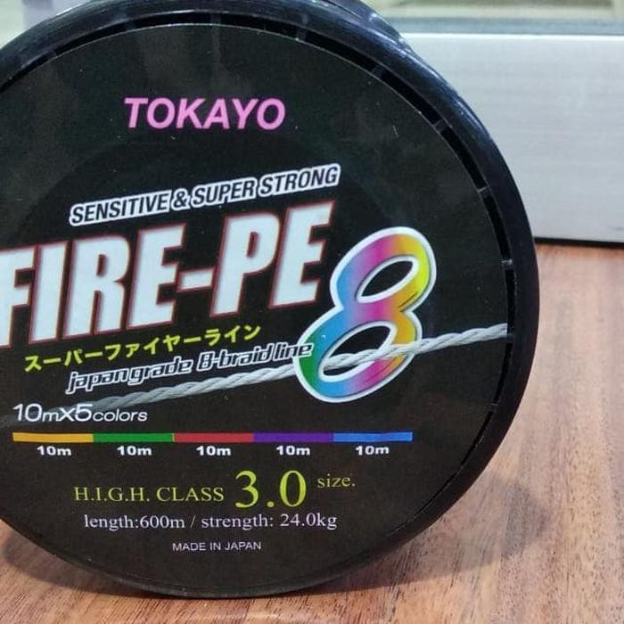 Jual HEARTY RISE TOKAYO PE Fire PE line PE3 rol 600meter | Shopee Indonesia