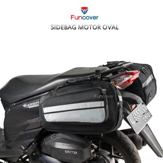Jual Sidebag motor Side Bag Oval Tas Samping Motor Waterproof Funcover ...