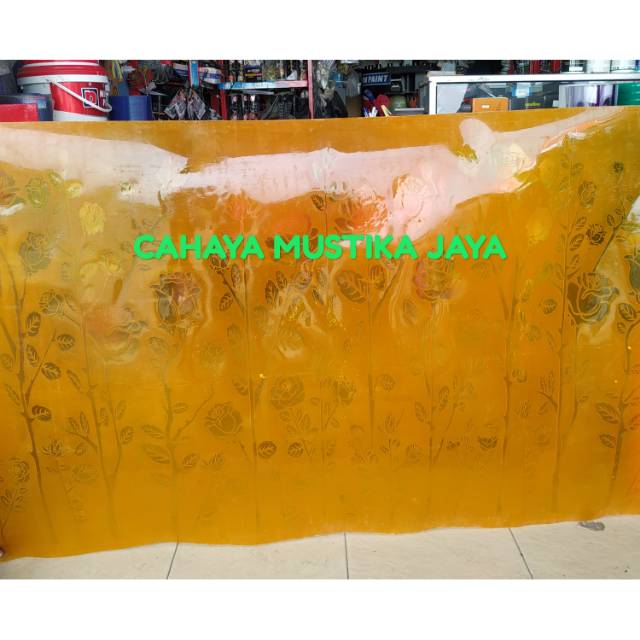 Jual Unik fiber pagar kuning motif bunga | Shopee Indonesia