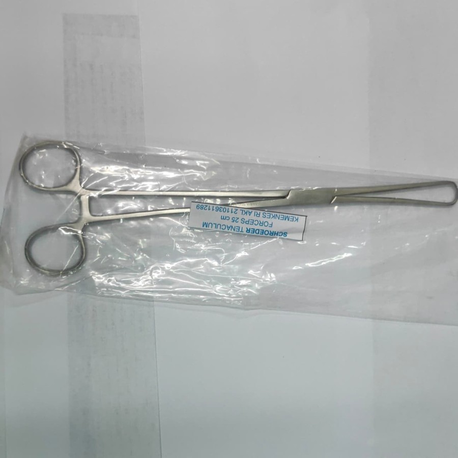 Jual Alat Medis Tenaculum Forceps 25cm Kogeltang Tenakulum Schroeder Tenaculum 25 cm | Shopee ...
