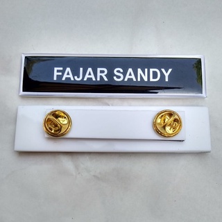 Jual PAPAN NAMA AKRILIK MENGGUNAKAN PAKU KUPU2 / PAPAN NAMA BHAYANGKARI ...