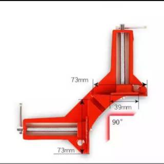 Jual Corner siku 3", clamp kayu, klamp sudut, klamp besi | Shopee Indonesia
