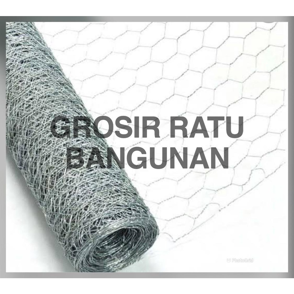 Jual Kawat Ayam kawat kandang 7.5m / HEXAGONAL MESH / CHIKEN WIREMESH ...