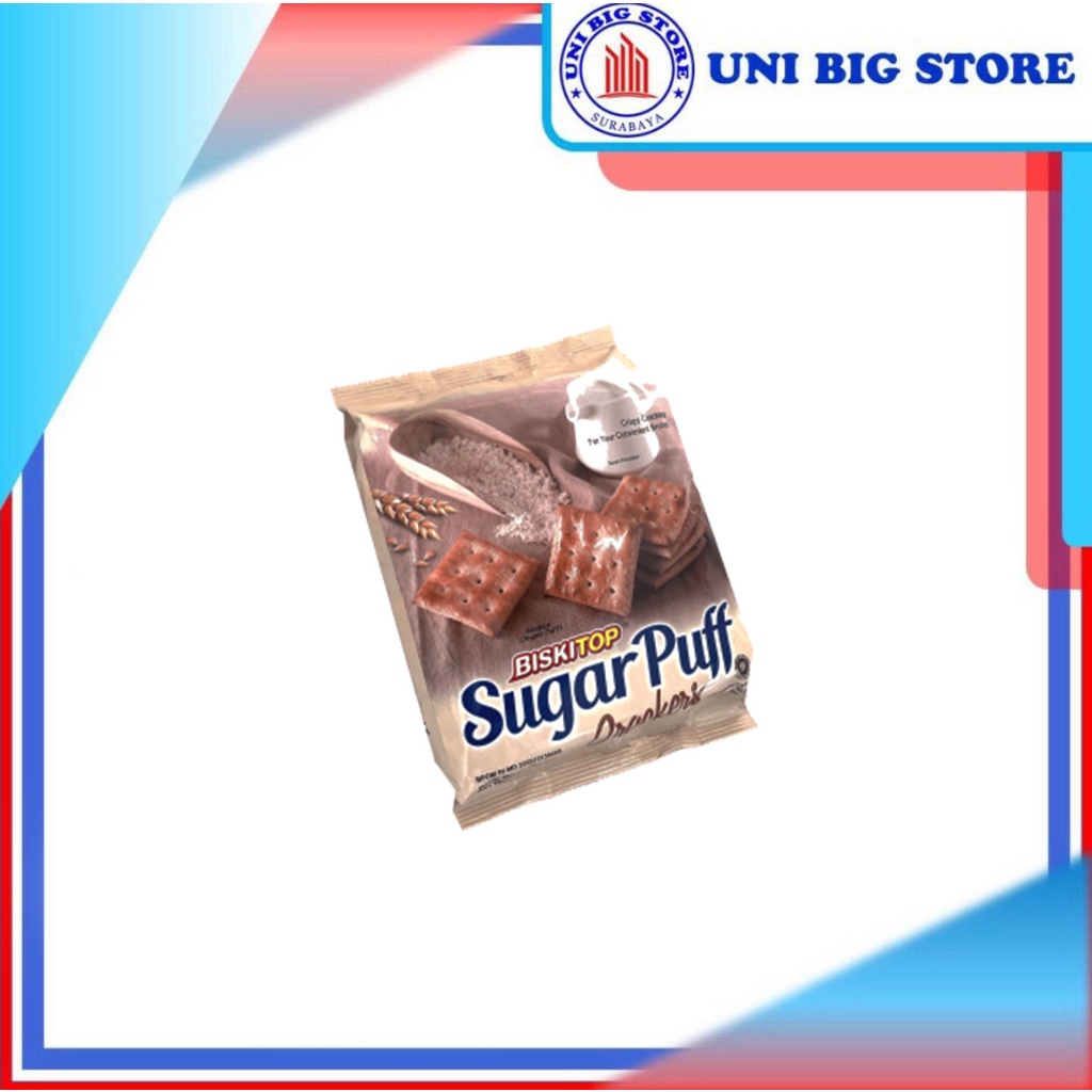 Jual Biskitop Sugar Puff Crackers 280 gr Kue Gabin Gaben Manis Gula ...