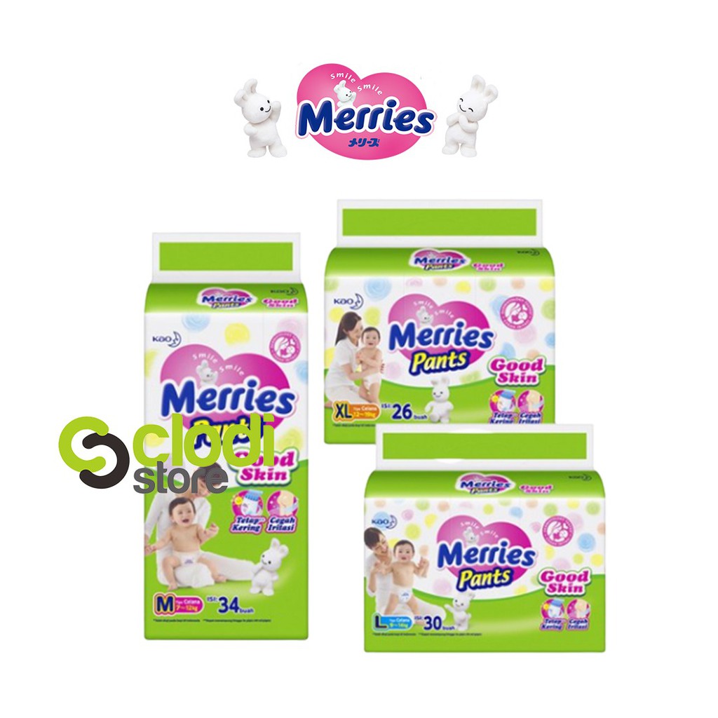 Jual MERRIES PANTS S40/M34/L30/XL26 Indonesia|Shopee Indonesia