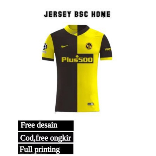 Jual Jersey BSC Home Full Printing Free Desain | Shopee Indonesia